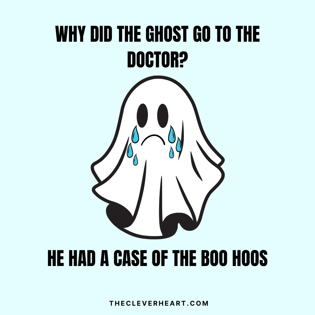 79 Funny Ghost Puns for a Fa-BOO-lous Halloween - The Clever Heart
